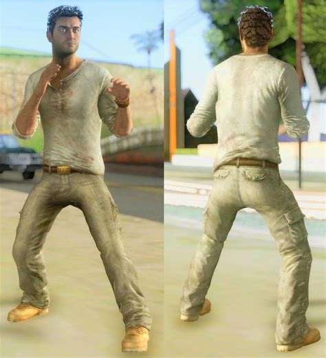 Gta San Andreas Nathan Drake From Uncharted 3 Drakes Deception Mod