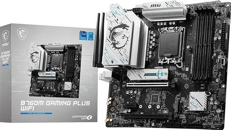 MSI B760M GAMING PLUS WIFI Motherboard MATX Supports Intel 14th 13th 12th Gen Core