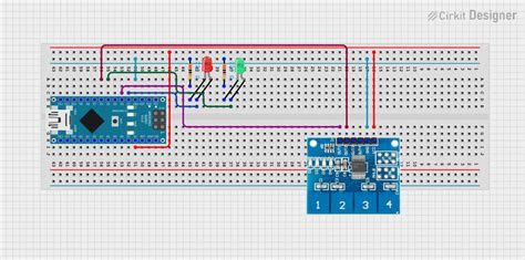 arduino nano based capacitive touch controlled led lighting system