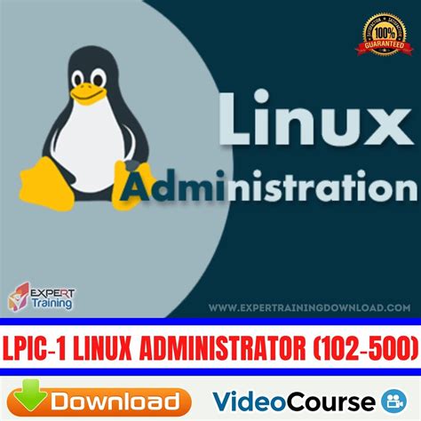 Lpic 1 Linux Administrator 101 500 102 500 Course Expert Training
