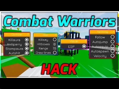 Roblox Combat Warriors Script Hack Kill All Auto Farm Money And More