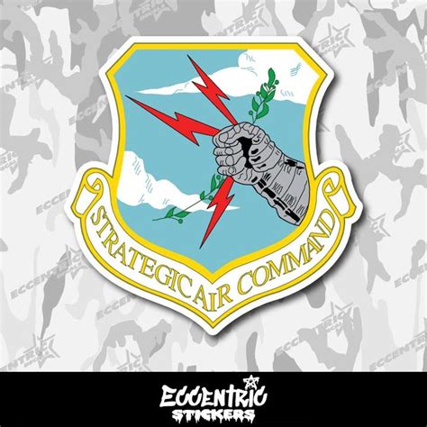 Usaf Strategic Air Command Vinyl Sticker Etsy