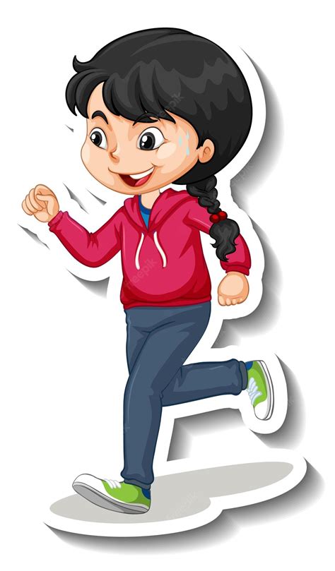 Girl Running Cliparts Stock Vector And Royalty Free Girl Running 3470317