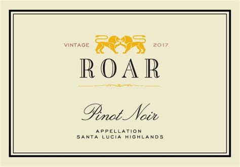 Roar Santa Lucia Highlands Pinot Noir 2017