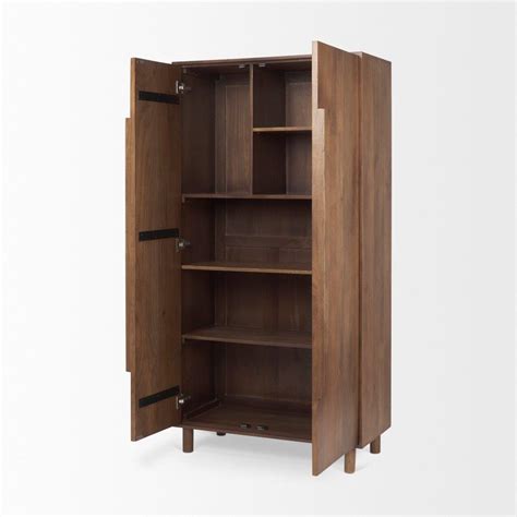 astrid medium brown solid wood armoire by mercana 1stopbedrooms
