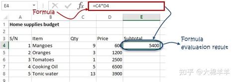 Excel基础第4课：公式和函数基础示例学习 知乎