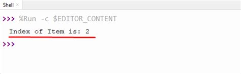 How To Get Index Or Position Of Item In List Its Linux FOSS
