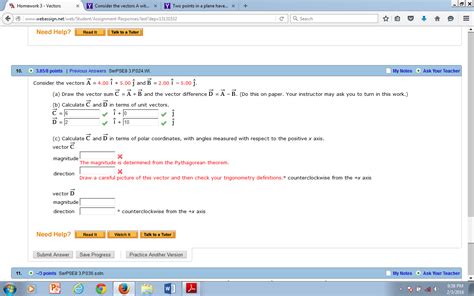 solved draw the vector sum c a b and the vector difference