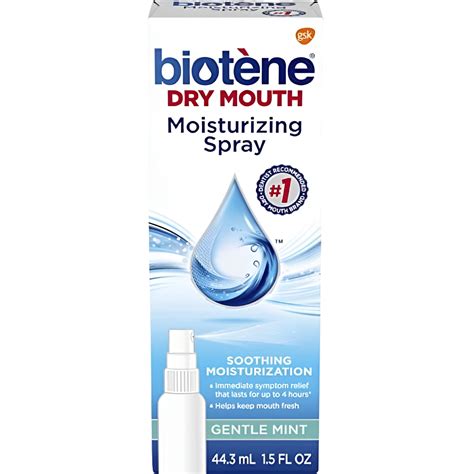 Biotene Mint Mouth Spray Moisturizing Dry Mouth Relief Fresh Breath