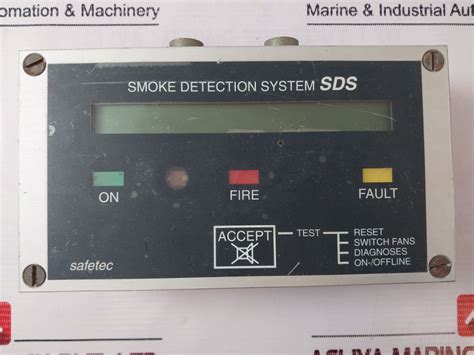Safetec Sds R P Smoke Detection System Panel Circuit Aeliya Marine