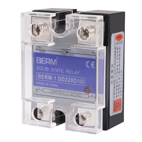 Snapklik Com DWEII 2 Pack State Relay SSR 100DD DC To DC Input 3 32VDC To Output 5 240VDC 100A