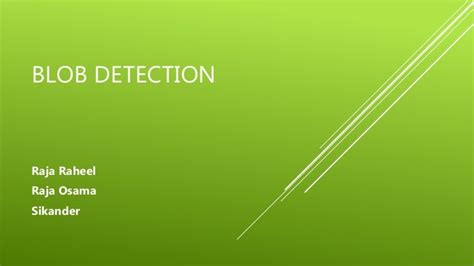 Blob Detection