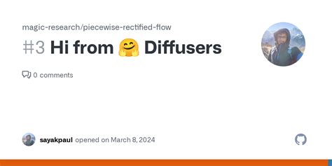 Hi From Diffusers Issue 3 Magic Research Piecewise Rectified Flow GitHub