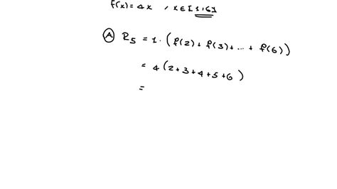Solved A Estimate The Area Under The Graph Of From 1 To 5 Using 4 Approximating