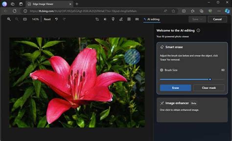 Ai Image Editor In Microsoft Edge Browser How To Enable And Use It