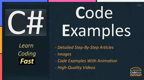 C Advanced Code Examples Codebuns