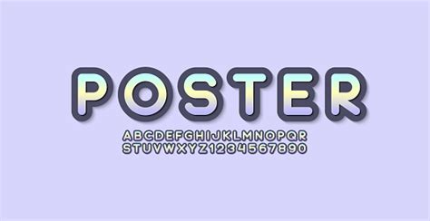 3d 자식 글꼴 밝은 만화 알파벳 트렌디 한 현대 멀티 컬러 둥근 문자와 숫자 벡터 일러스트레이션 10eps 0명에 대한 스톡