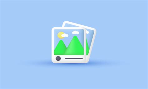 3d Realistic Cartoon Vector Photo Design Icon Trendy Modern Style Object Symbols Isolated On