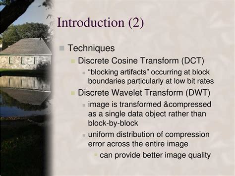 Ppt Image Compression Using Hybrid Dwt And Dct Powerpoint Presentation