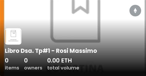 Libro Dsa Tp1 Rosi Massimo Collection Opensea