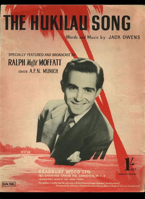 The Hukilau Song [vintage Piano Sheet Music] By Lyrics And Music By