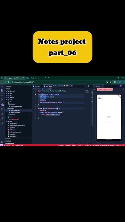 Part6note App With Flutter Simple And Clean Uiflutter Flutterdev