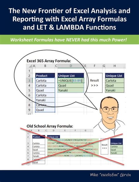The New Frontier Of Excel Analysis And Reporting With Excel Array