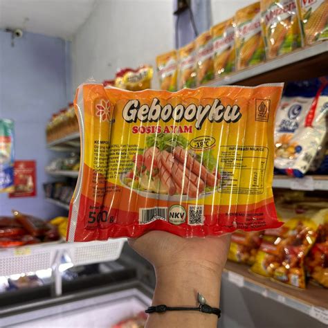 Jual Geboy Sosis Coklat Pendek 500gr Shopee Indonesia