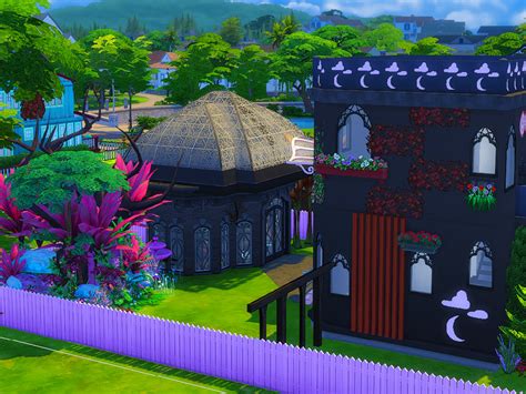 The Sims Resource Colourful Gothic Modern Home