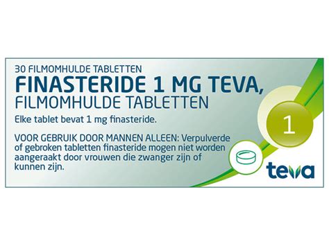 Finasteride 1mg Teva 30 Stuks Behandeling Voor Mannelijke Kaalheid