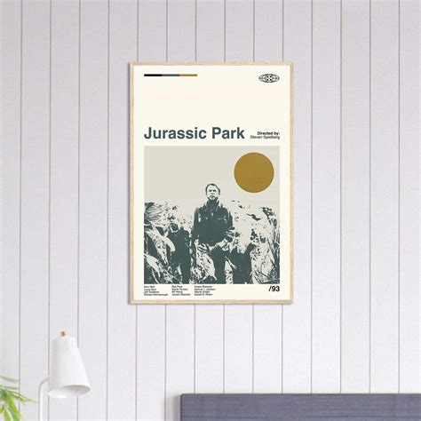 Jurassic Park Poster Jurassic Park Print Minimalist Movie Citiesbox