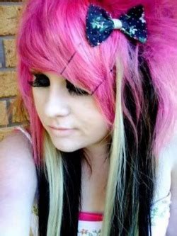 Scene Fringe Hairstyles For Girls