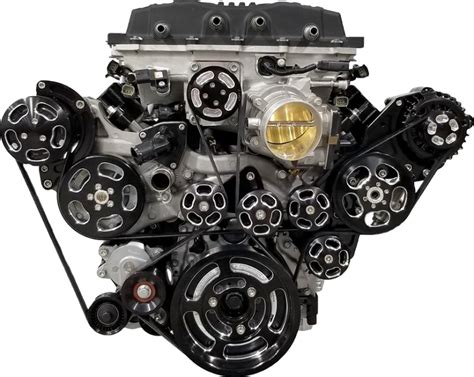 Wegner 8 Rib Serpentine Drive System For Lt5 6 2l Using Oe 2 65 Eaton Supercharger Alternator