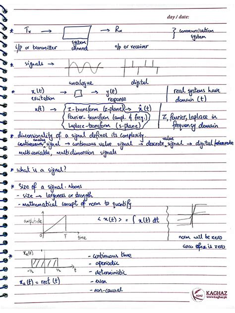 notes signals systems pdf