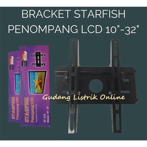 Jual Breket Briket Bracket LCD LED PDP Atau Bracket TV 10 32 Inch Bracket Flexible Dan