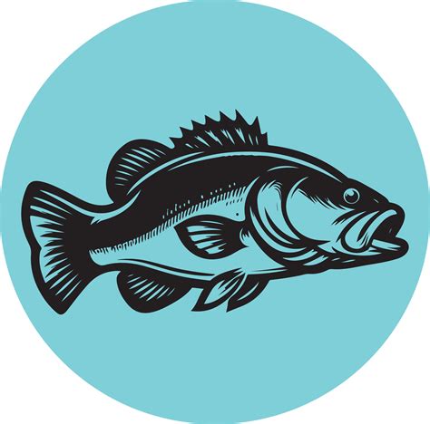 Simple Bass Fish 46439967 Vector Art At Vecteezy