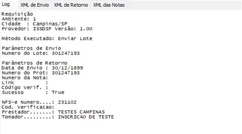 NFSeX Campinas Erro de Validação ACBrNFSe Projeto ACBr