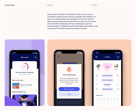 Blueheart Digital Sex Therapy Mental Health Mobile App On Behance
