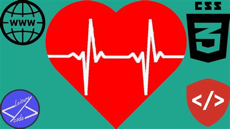 web effect heart rate animation youtube