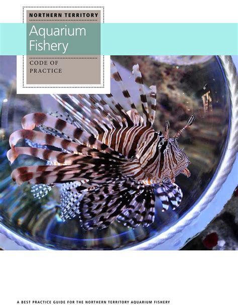 Codes Of Practice Northern Territory Seafood Council Inc