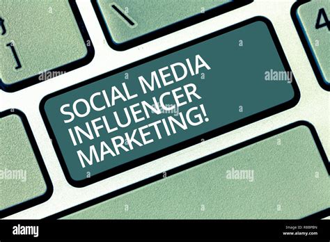 Handwriting Text Writing Social Media Influencer Marketing Concept