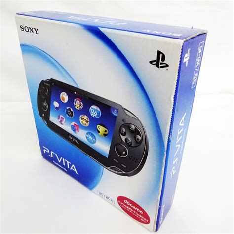 Sony Ps Vita Pch 1100 Ab01 Crystal Black Wi Fi 3g Wi Fi Console Japan