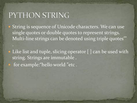 Python Data Type Ppt