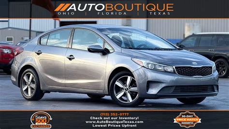 Used 2018 Kia Forte S For Sale In Alvin Tx At Auto Boutique Texas