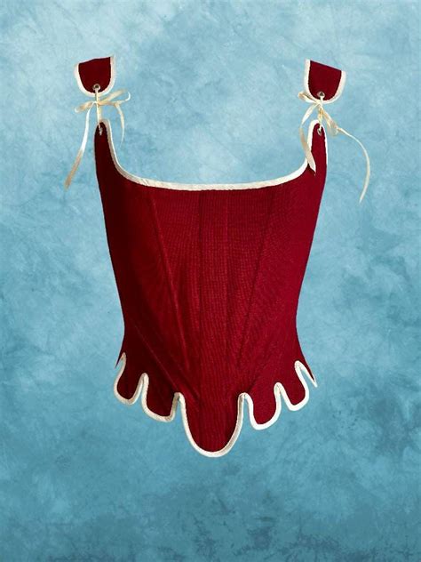 Historical 18th Century Stays Pride Reversible 1780s Corset Late 18th