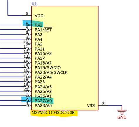 Mspm0c1103 Wrong Pin Assignment When Using System Configuration Tool In Ccs Arm Based