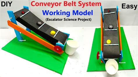 How To Make Conveyor Belt System Working Model Science Projects Maths Tlm English Tlm