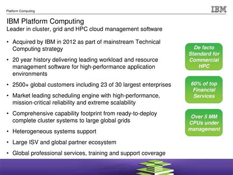 Ppt Ibm Platform Lsf Industry Leading Workload Management Powerpoint Presentation Id3526901