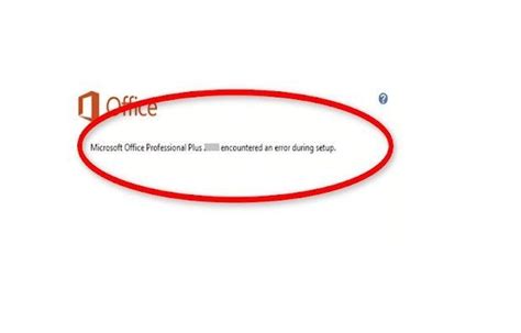 Fixing Ms Office Setup Error