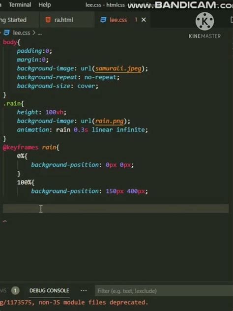 Rain Effect Animation In Html Css Html Css Shorts Youtube
